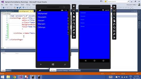 Xamarin Forms Visual Studio Part 7 ListView YouTube