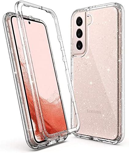 ULAK Glitter For Samsung S22 Case Heavy Duty Shockproof Case Soft TPU