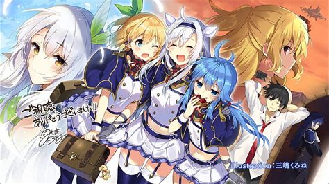 Digital Of Anime Series Sistine Fibel Rumia Tingel Rokudenashi
