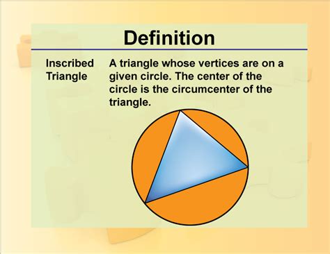 Definition Geometry Basics Inscribed Triangle Media4Math