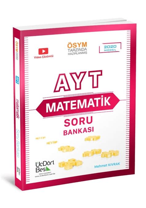 Ayt Matematik Soru Bankası Üç Dört Beş Fiyatları ve Özellikleri