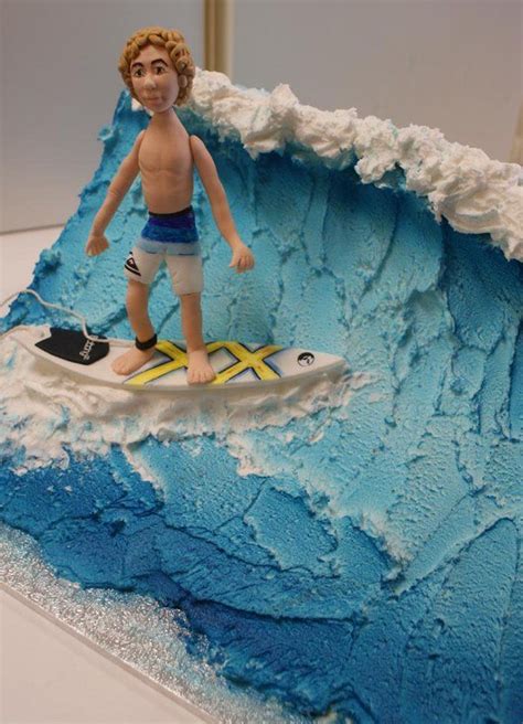 Verusca S DeviantART Gallery Surf Cake Surfboard Cake Dolphin