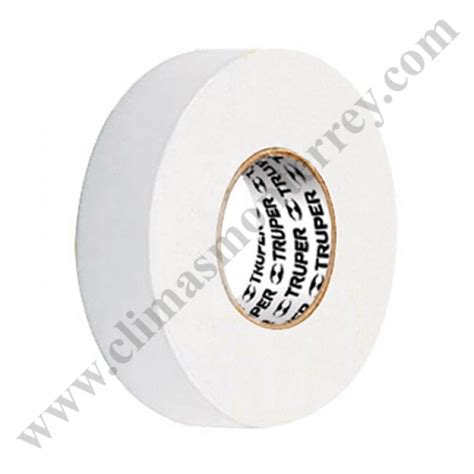 Cinta De Aislar De 18 M X 19 Mm Blanca Truper M 33B 12506