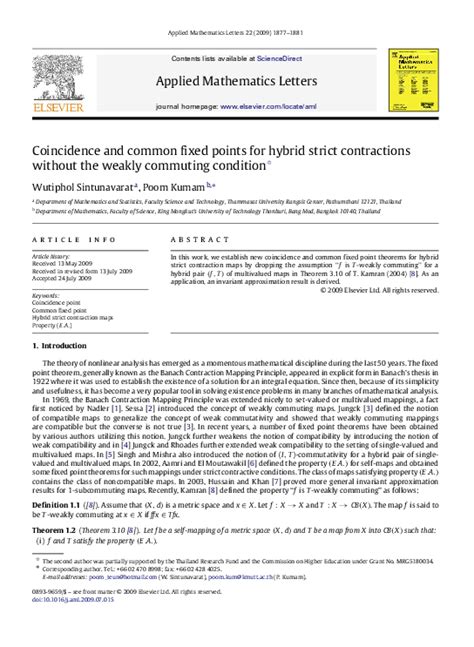 pdf coincidence and common fixed points for hybrid strict contractions without the weakly