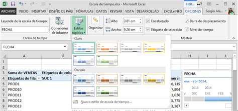 Escala de tiempo para Tablas dinámicas en Excel Excel Blog