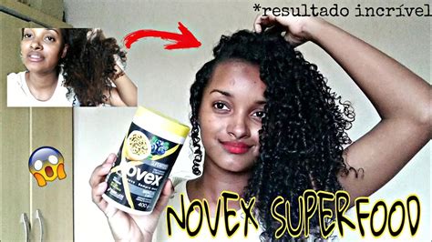 NOVEX SUPERFOOD MARACUJÁ E MIRTILO HIDRATAÇÃO resenha YouTube