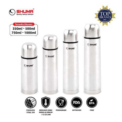 Jual Shuma Termos Air Panas S S Vacuum Flask 750 Ml Shopee Indonesia