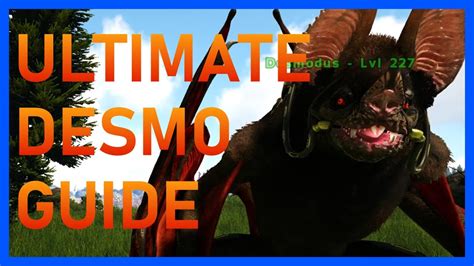 How To Tame A Desmodus In Ark 2023 YouTube