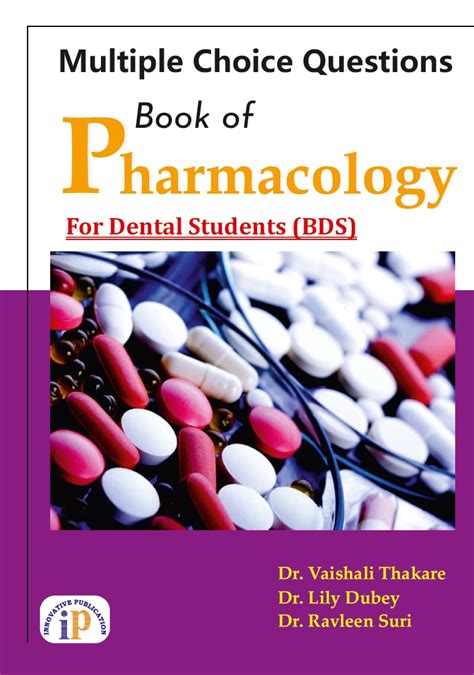 Multiple Choice Questions Book Of Pharmacology For Dental Students