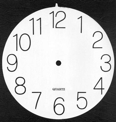 Printable Clock Faces