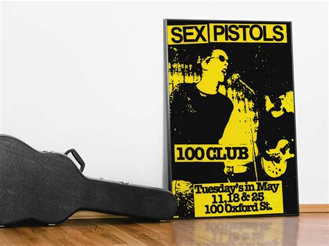 Sex Pistols Poster Sex Pistols Concert Poster Sex Pistols Etsy