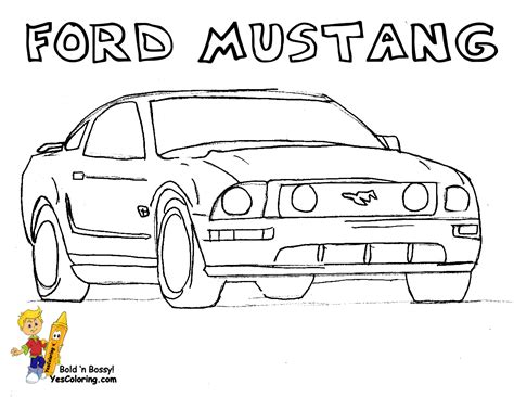 Dessins De Coloriage Ford Imprimer Sur Laguerche Page