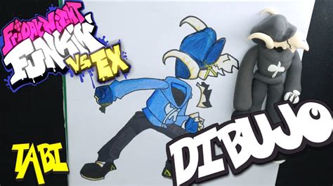 COMO DIBUJAR TABI EX BOYFRIEND FNF FÁCIL PASO A PASO how to draw