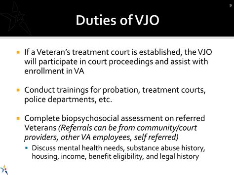 PPT Veterans Justi Ce Outreach Veterans Jail Diversion Initiative