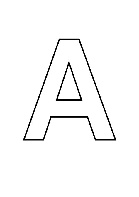 ABC Capital Letters Pdf Full Alphabet Individual Letters Total 27