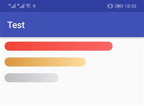 android自定义progressbar样式：渐变圆角水平进度条 阿里云开发者社区