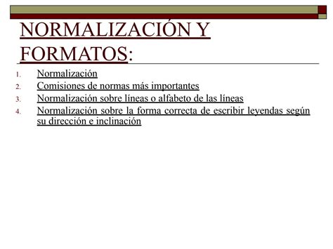 SOLUTION Normalizaci N Y Formatos Ppt Studypool