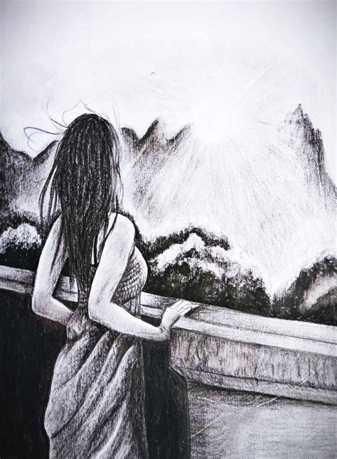 Pencil Black And White Drawing