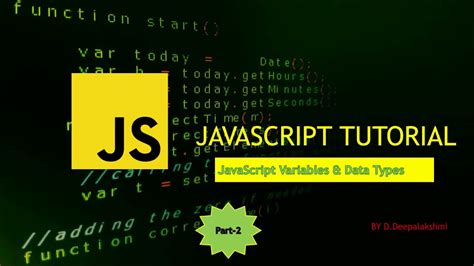 javascript tutorial session 2 variables and data types in javascript youtube