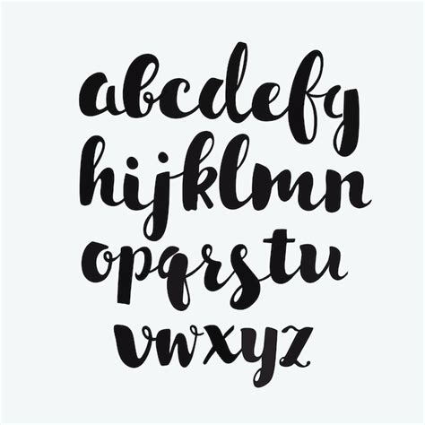 Alfabeto Lettere Disegnate A Mano Lettere Latine Dell Alfabeto