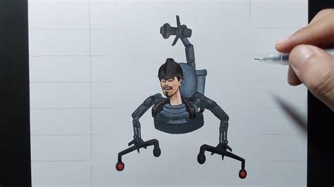 How To Draw Astro Detainer Skibidi Toilet 60 YouTube