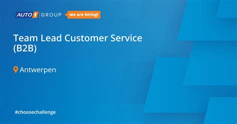 Team Lead Customer Service B2B AUTO1 Group
