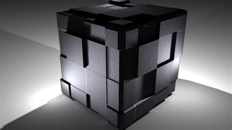 Papel de parede ilustração monocromático abstrato 3D esfera