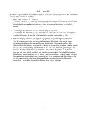 Lab 1 Mineral ID Prelab Docx Lab 1 Mineral ID Read The Chapter On