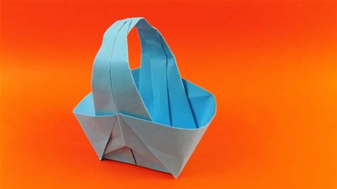 How To Make Origami Basket YouTube