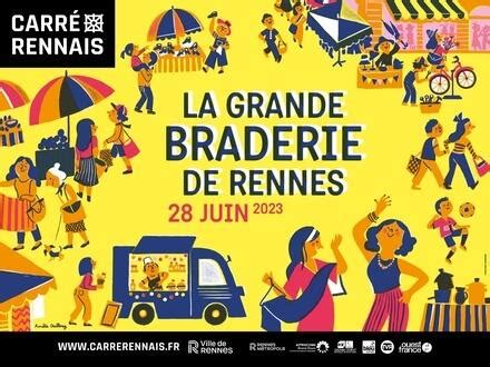 Rennes la Grande Braderie du Carré Rennais revient le 28 juin