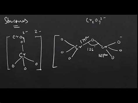 K Cr O Potassium Dichromate Preparation Chemical Reactions Youtube