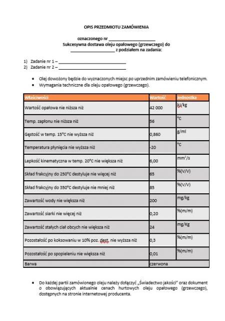Opis Przedmiotu Zam Wienia Portal Zp