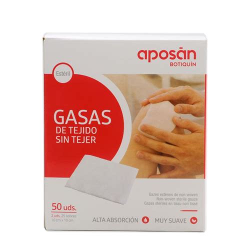 Aposan Gasas de Tejido Sin Tejer 50 Gasas Estériles FarmaSoler