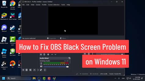 How To Fix OBS Black Screen Problem YouTube