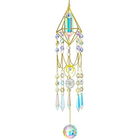 Amazon H D HYALINE DORA Chandelier Wind Chimes AB Coating