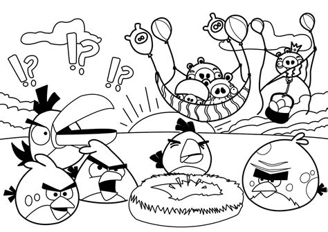 COLOREA TUS DIBUJOS Dibujo De Angry Birds Para Colorear Y Pintar