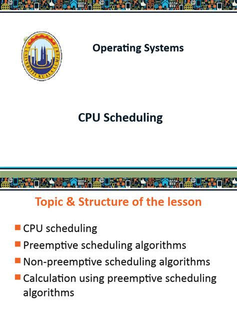 os lecture 04 cpu scheduling pdf scheduling computing computing