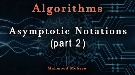 3 asymptotic notations part 2 algorithms youtube