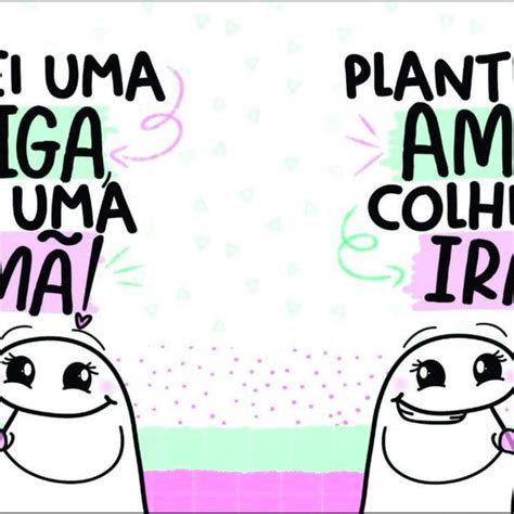 Caneca de Porcelana Flork Plantei Uma Amiga Colhi Uma Irmã