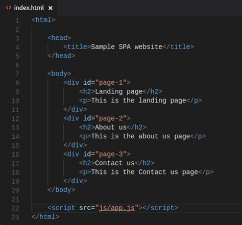 implementing single page architecture with vanilla javascript coding is love