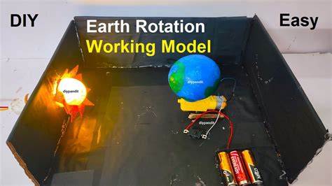 Earth Rotation Working Model Geography Model Making Social Science