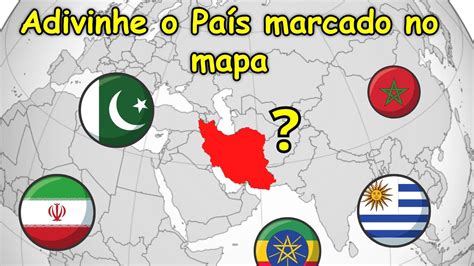 Adivinhe o país pelo mapa 25 mapas nível médio Quiz de mapas nº 1