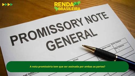 Nota Promissória Como Funciona E Quais Informações Constar