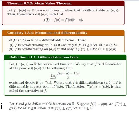 solved theorem 6 3 3 mean value theorem let f [a b] → r
