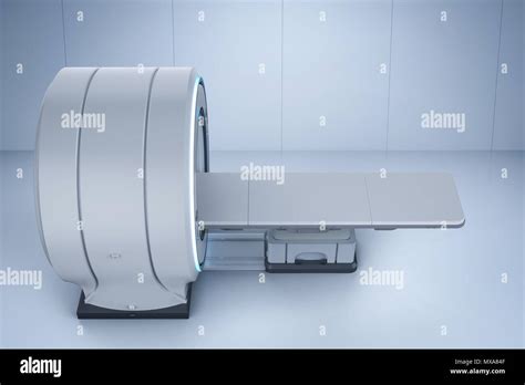 D Rendering Mri Scan Machine Or Magnetic Resonance Imaging Scan Device