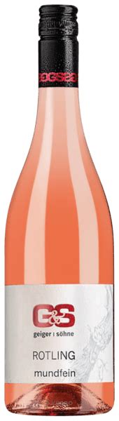 Weingut Geiger Söhne Rotling Mundfein Vivino Australia