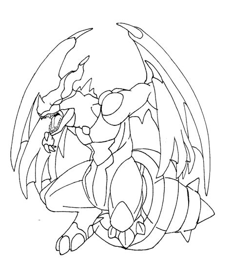 20 dessins de coloriage Pokemon Zekrom à imprimer