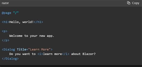 C Blazor Vs Razor Differences With Example