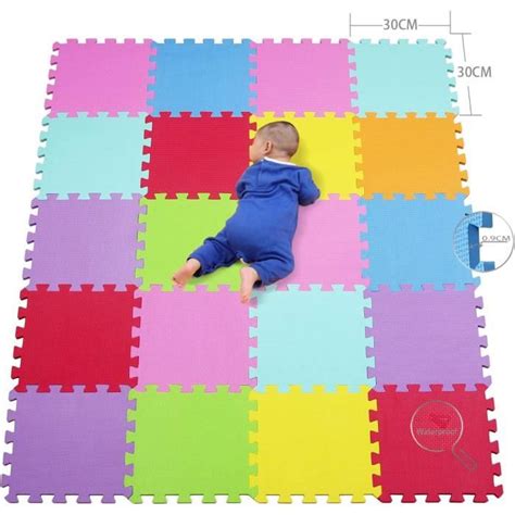 Qqpp EVA Puzzle Tapis Mousse Bebe Idéal pour Les Tapis De Jeux Enfant