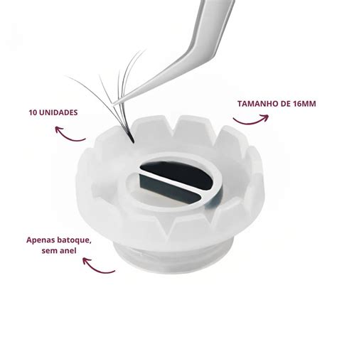 Alongamento De Cílios Batoque Flor Fan Volume Russo 10 Un